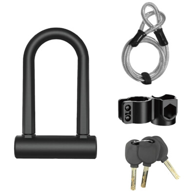 Anti-theft U Lock Electric Scooter Lock Bike Lock Heavy Duty Motorcycle ...