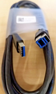 2 Dell 5KL2E22501 USB Type-A to Type B-Cable Cord Scanners/Printers 6 ...