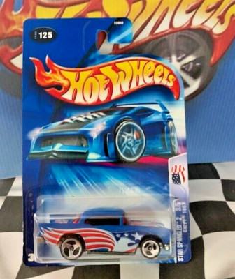 Hot Wheels 2004 Star Spangled 2 Series 3/5 125 Chevy 1957 Satin Blue ...