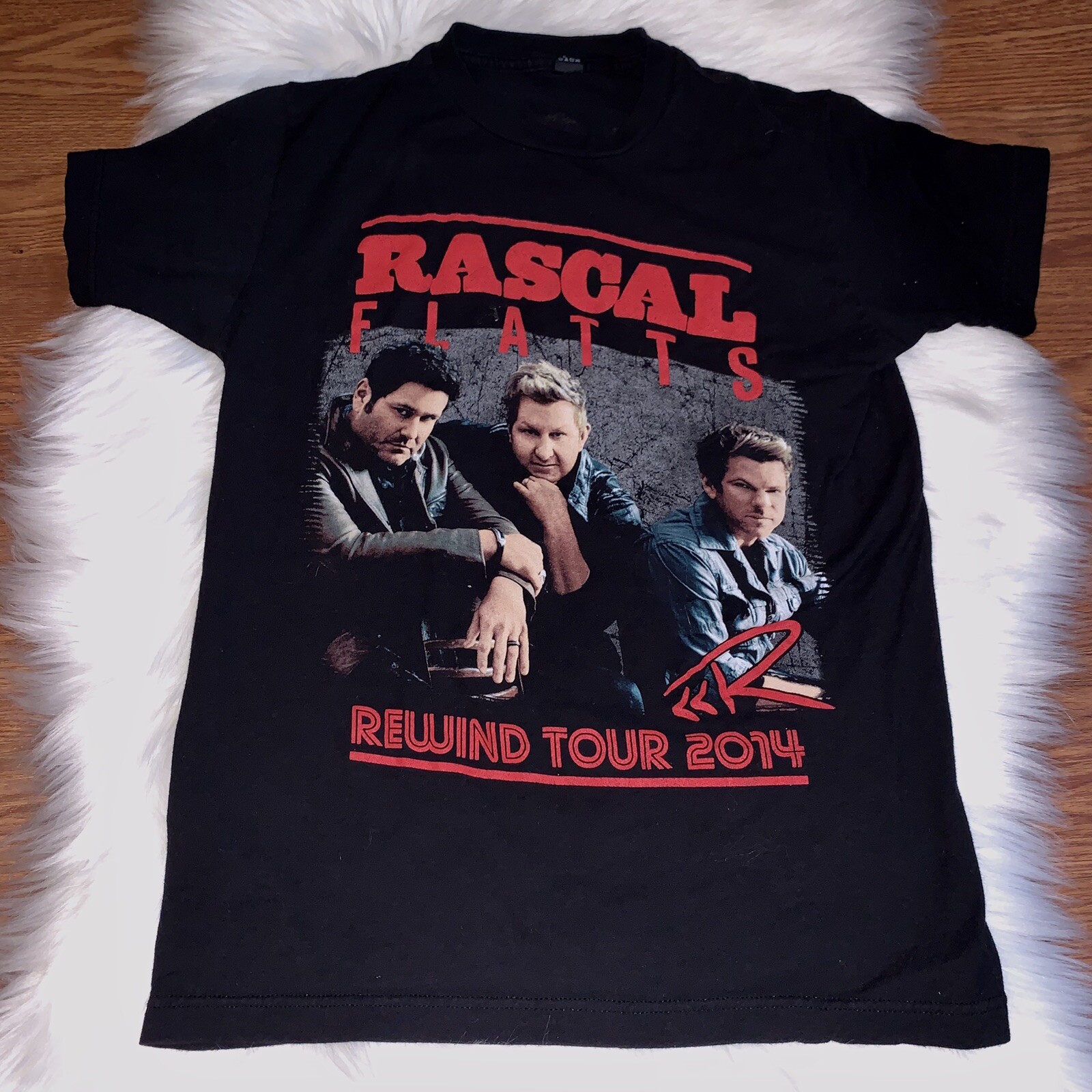 Rascal Flatts Rewind Tour 2014 Concert Short Sleeve T Shirt Small ...