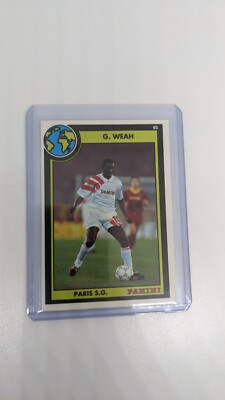 1992-93 Panini UNFP (France) - card # 28 George Weah | eBay