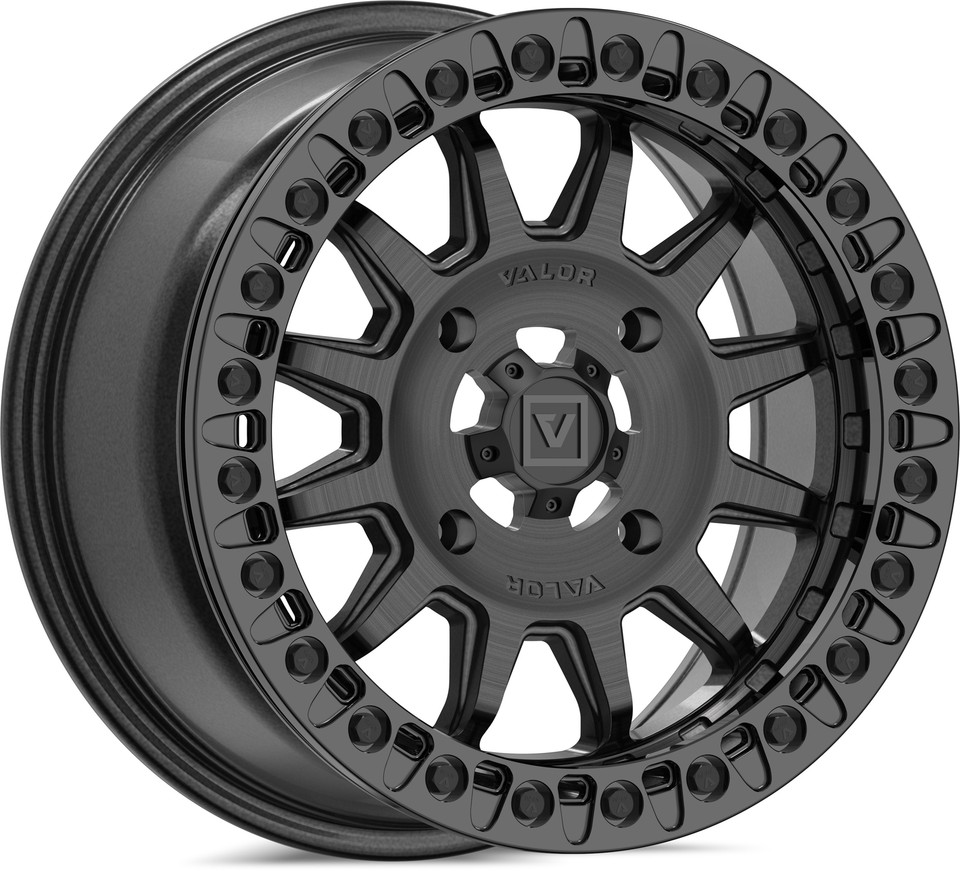 Kit 4 ITP Cryptid Tires 32x10-15 on Valor V09 Beadlock Gray Wheels HP1K ...