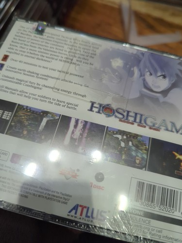 Hoshigami (PS1 PSX Playstation) NEW SEALED W/UPC, Nice Condition, RARE ...