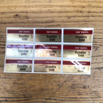 True Temper Dynamite Gold Labels X300 | eBay