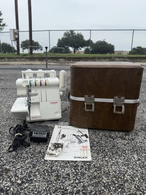 Vintage Singer Ultralock 14U234 4-Thread Sewing Machine w/ Case ...