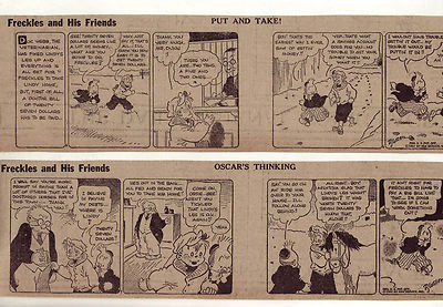 Freckles & His Friends - 26 large 6 column comic strips - Complete ...
