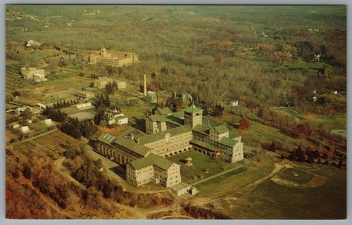 Ossining New York Maryknoll Seminary Aerial View c1958 Postcard | eBay