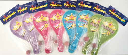 Princess Tiara Wand Paddle Ball Games Birthday Party Favour Treat Loot ...