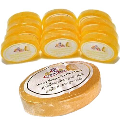 Pure Gold Soap Honey Reduce Freckles White Face, Acne, Body Wash ...