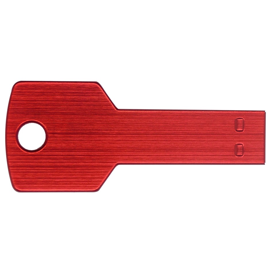 32GB USB Flash Drive Metal Key Shape Memory Stick Thumb Pen Drive USB ...