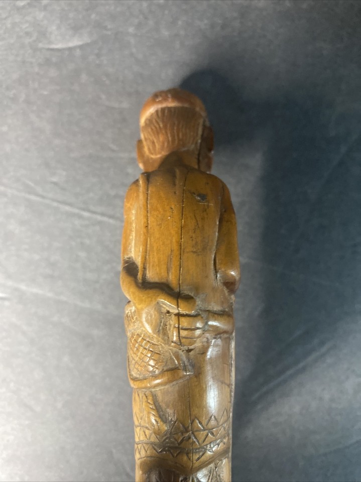 Indonesian Old Man Bali Balinese Hand Carved Keris Kris Knife Handle ...