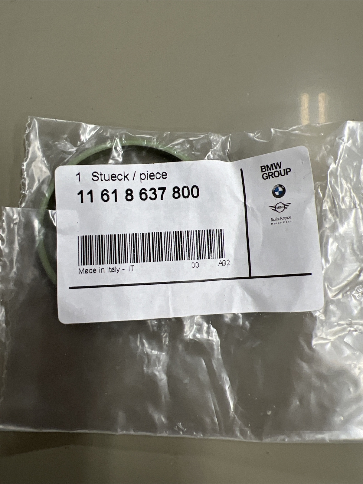 GENUINE BMW Seal For Intake System PN/: 11618637800 | eBay