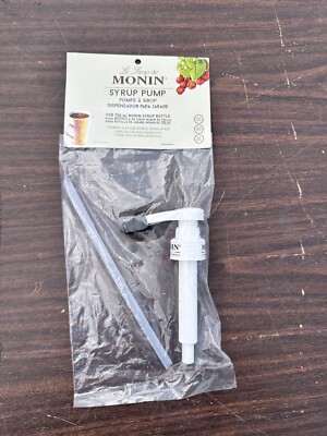 Lot of 4 New, Monin Syrup Pump Dispenser for 750ml GLASS Bottle | eBay