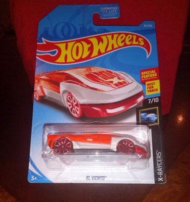 Hot Wheels X-Racers EL VIENTO 7/10 - Orange/White with Trans Red Wheel ...