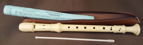 175W Soprano Recorder-MIE-Brown Case-Owners Manual-Cleaning Rod | eBay