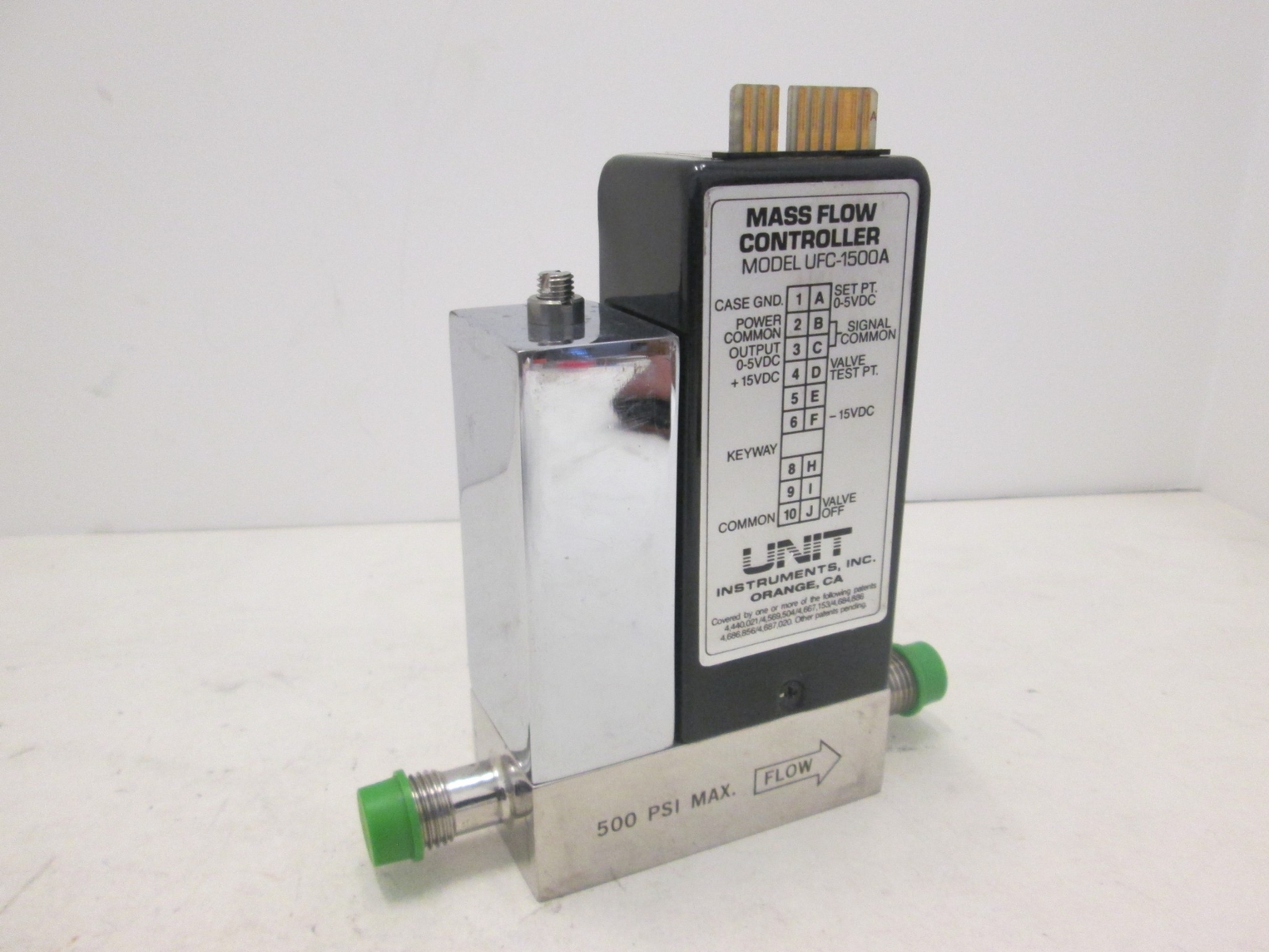 Unit UFC-1500A, Mass Flow Controller MFC, O2, 200 SCCM, Used | eBay