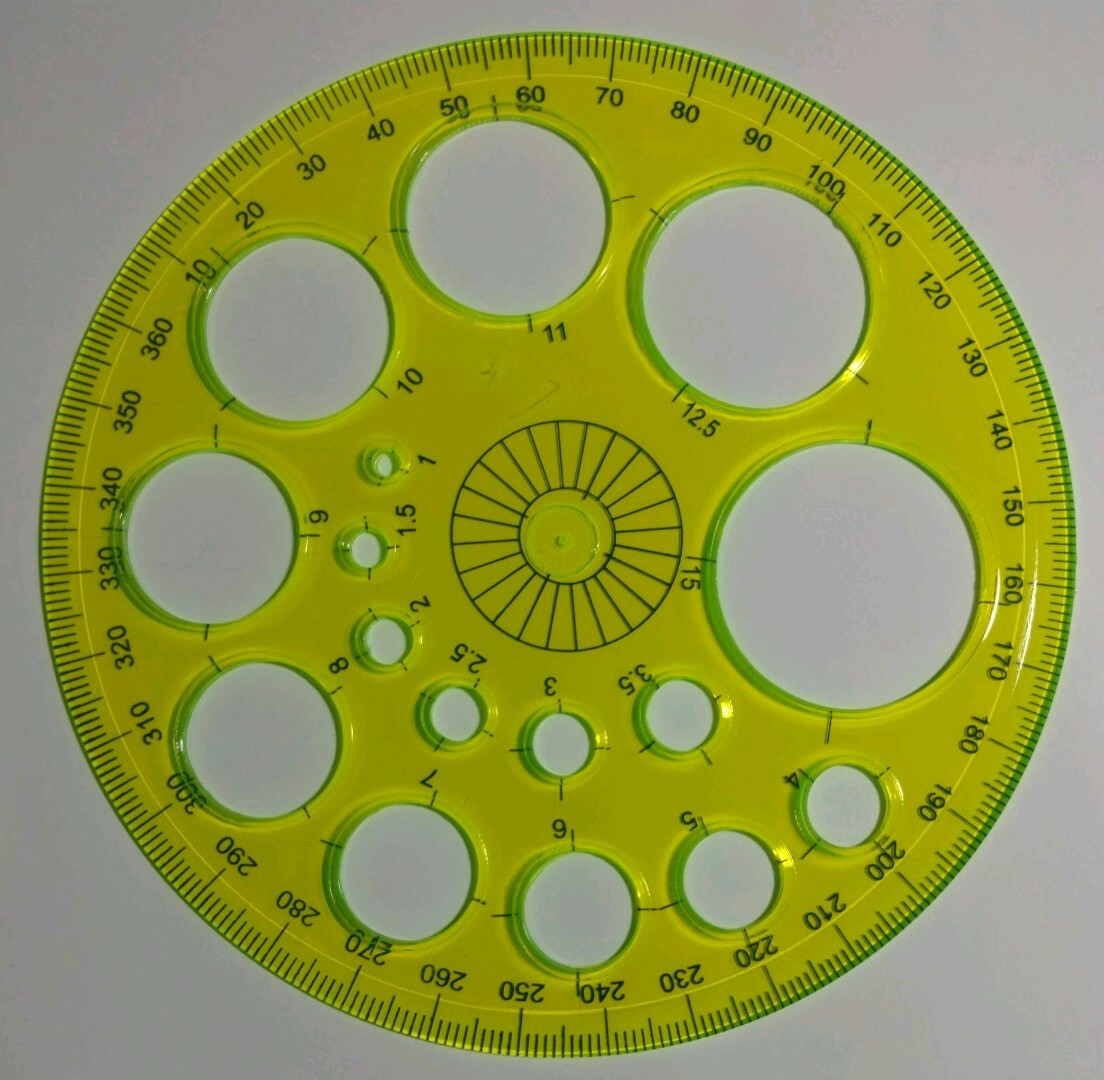 Protractor Template 360 Degrees