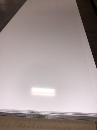 4' x 8' White Aluminum Sheet, Flat .030” Thick, Painted | eBay