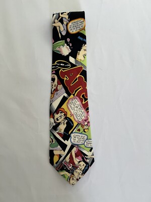 Nicole Miller Archie Comics Silk Necktie 1993 | eBay