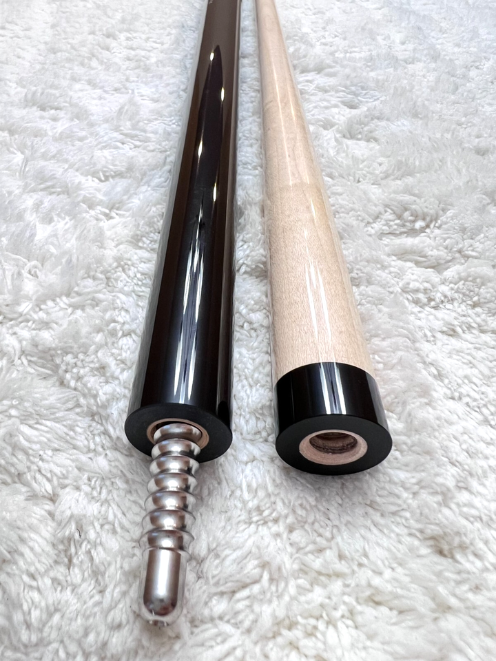 Jacoby Signature Series Pool Cue, FREE HARD CASE & Joint Caps (Black ...