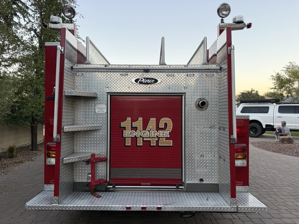 PIERCE SABER Fire Truck Detroit Turbo Diesel Allison Trans FLEET ...