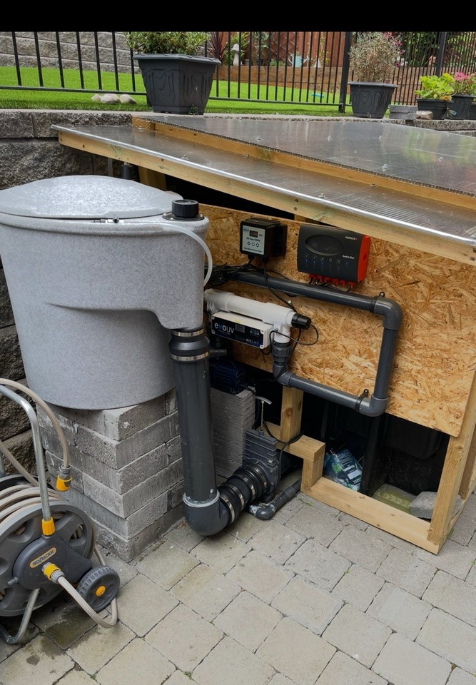 EZ500i Split Fibreglass Pond With Infinity Window | eBay UK