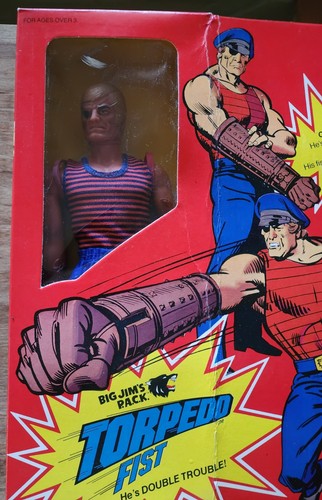 Vintage 1975 Mattel Big Jim Wolf Pack Torpedo Fist Big Jim's P.A.C.K ...
