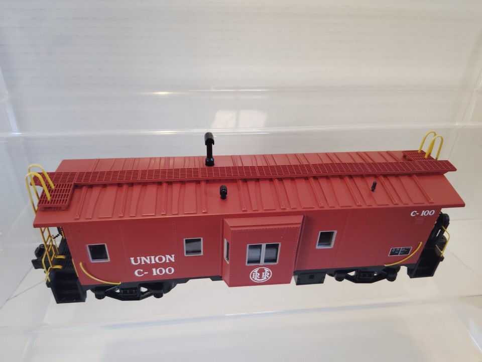 MTH UNION RAILROAD BAY WINDOW CABOOSE 30-77094 PITTSBURGH PA. STEEL URR ...