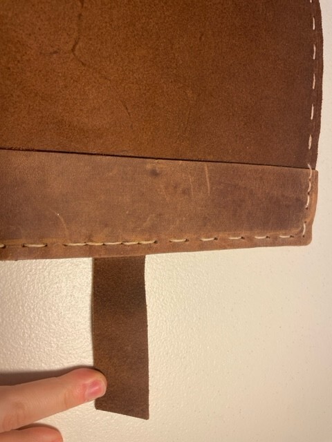 Dr. Pepper Rustica Leather Journal cover, genuine Soda rare 9 x 7 w ...