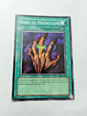 Yu-Gi-Oh! TCG Ring of Magnetism Metal Raiders MRD-139 Unlim. Com ...