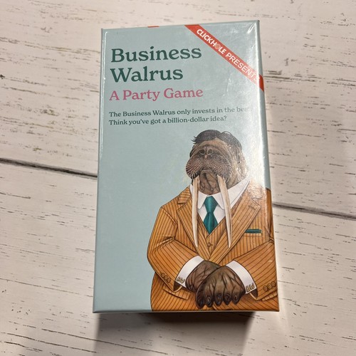 Business Walrus A Party Game by ClickHole 2021 New & Sealed 4-20 ...