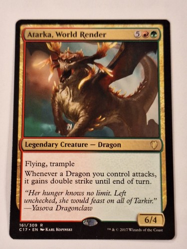 Atarka, World Render - Commander: 2017 - Magic the Gathering MTG Nice ...