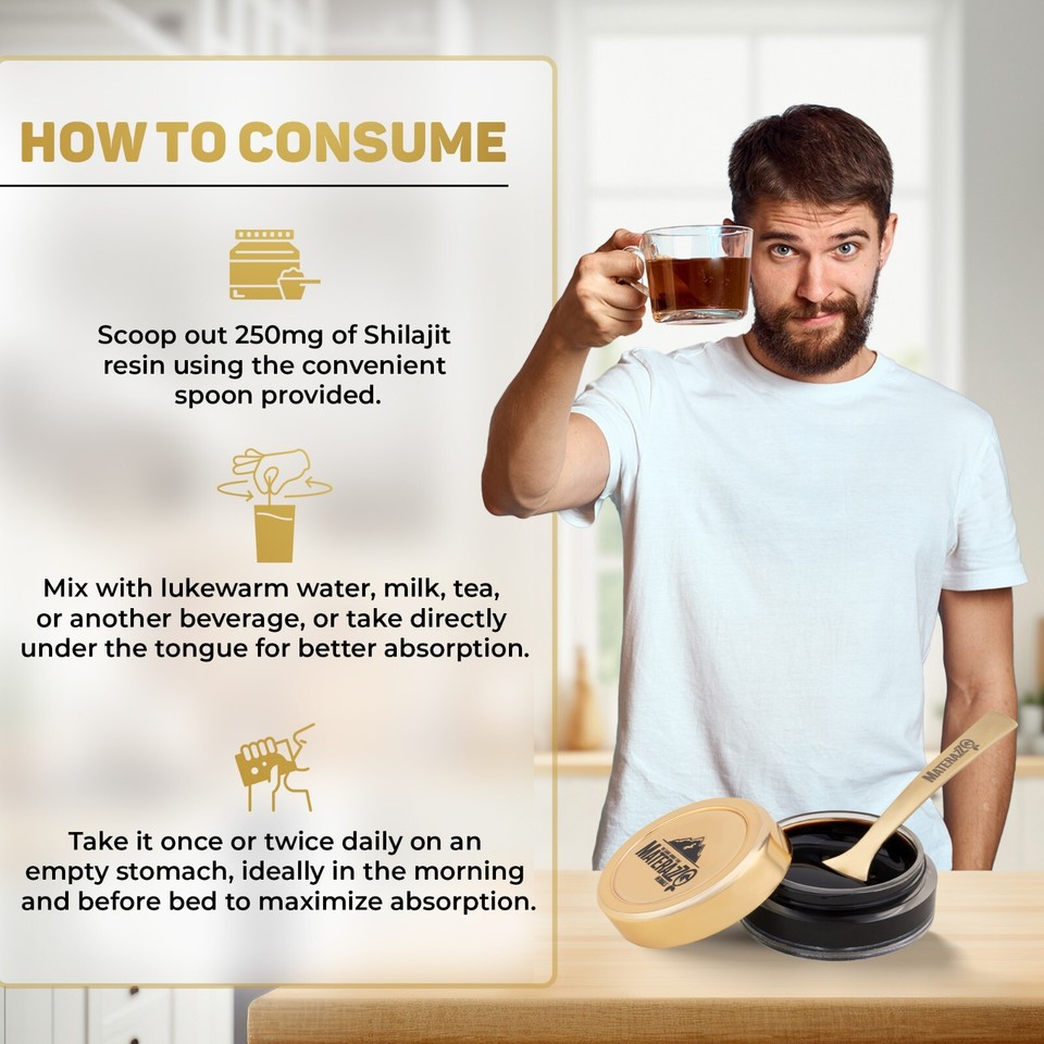 100% Pure Himalayan Shilajit 10 GRAM Soft Resin, Organic Fulvic Acid 95 ...