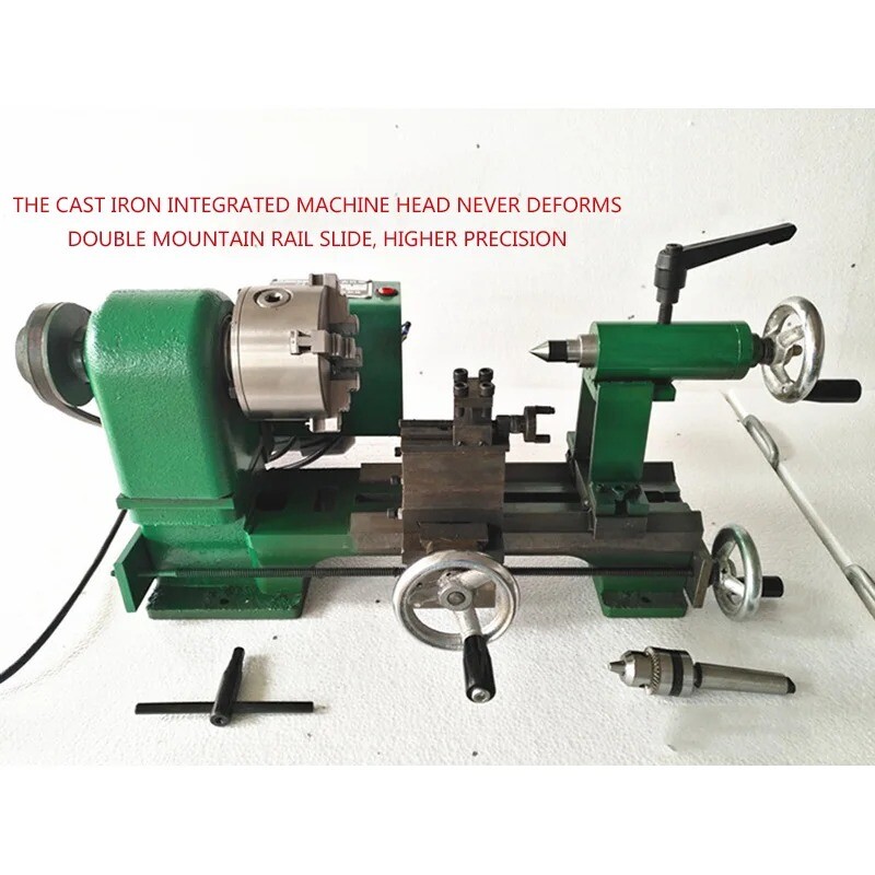 Micro Instrument Lathe Milling Machine 3 Jaw 80 Chuck Metal Instrument ...