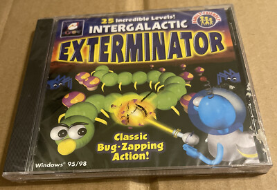 INTERGALACTIC EXTERMINATOR PC GAME WINDOWS 95/98 CD ROM SPACE ADVENTURE ...