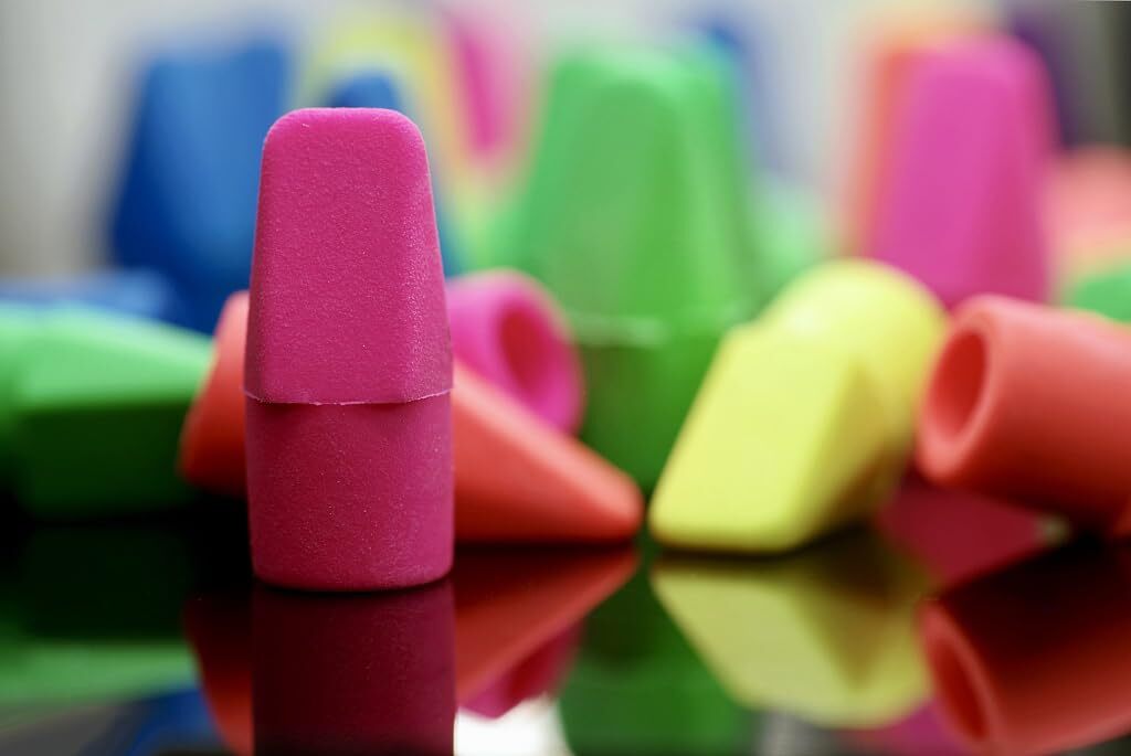 600 Pack Pencil Top Erasers Bulk Eraser Caps for School Office ...