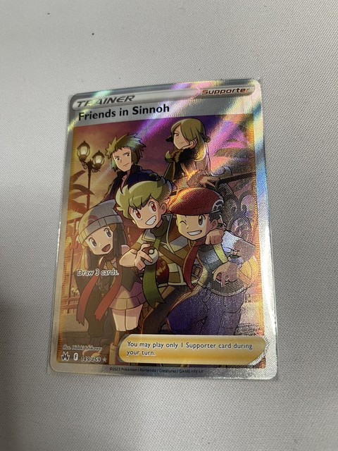 Pokémon TCG Friends in Sinnoh (Full Art) Crown Zenith 149/159 Holo ...