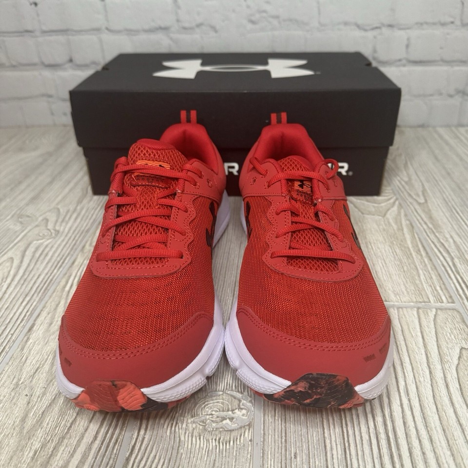 Under Armour Charged Assert 10 Running Shoes Men’s 10.5 Red New | eBay