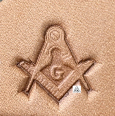 Vintage Craftool Co. Leather Stamp Tool 886 Masonic Emblem Logo | eBay