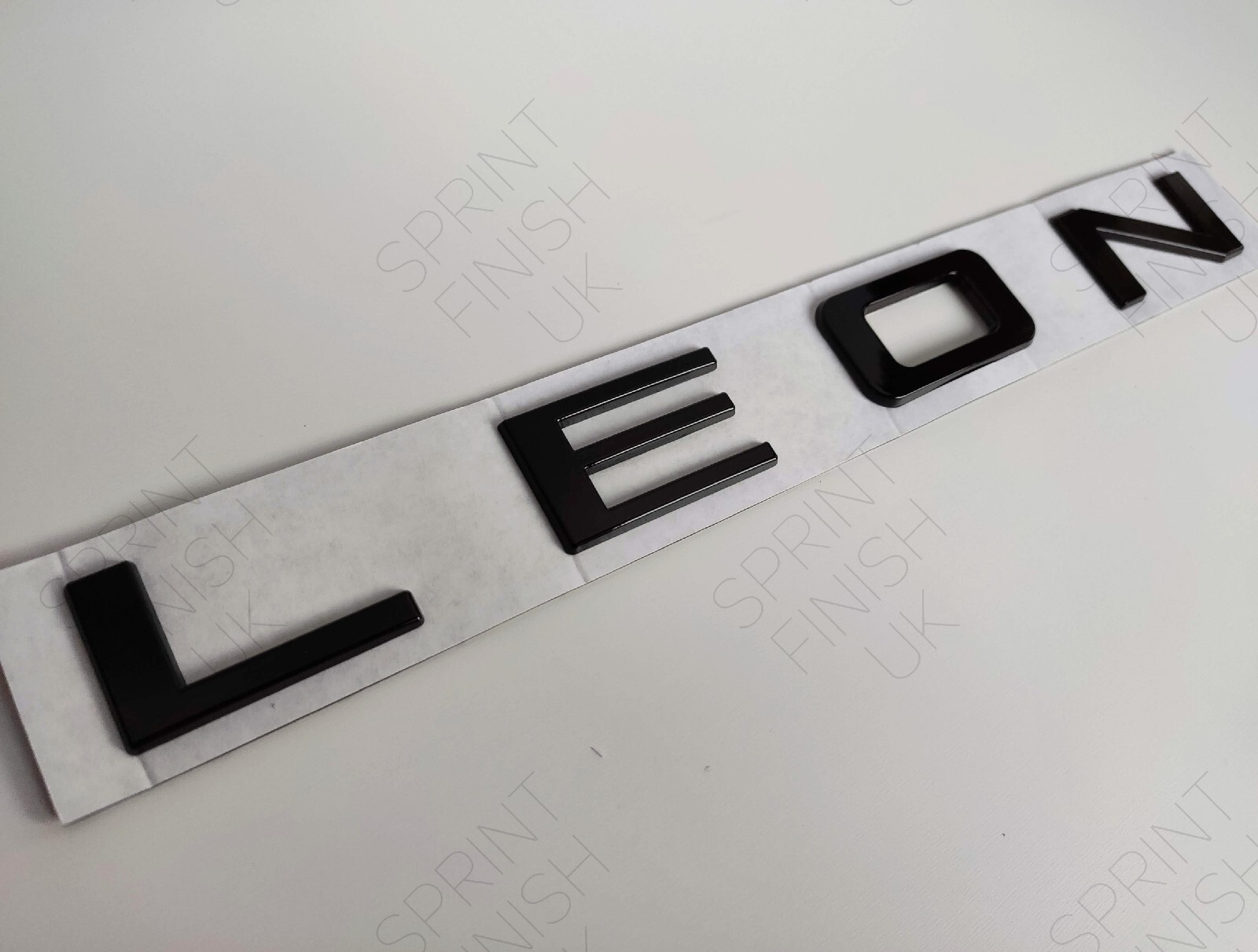 Gloss Black Metal Rear Badge Letters for LEON Cupra Glossy Car self ...