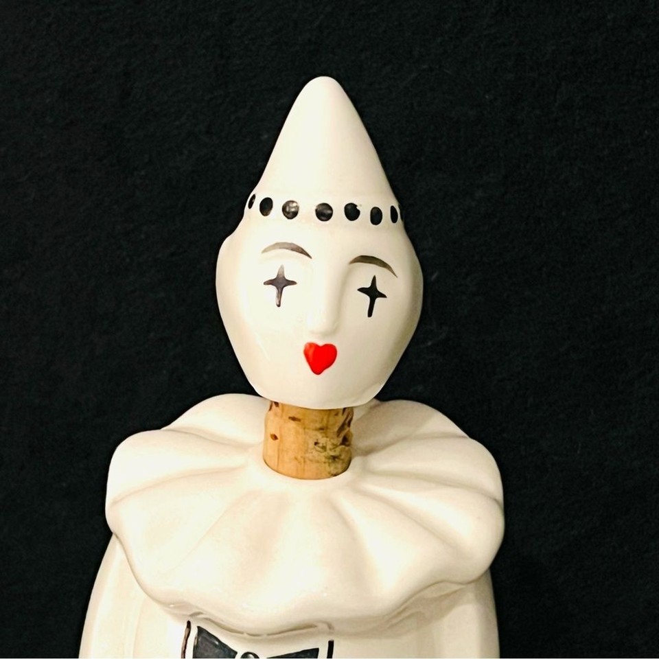 Pierrot Cologne Ceramic Decanter Bottle Vintage French | eBay