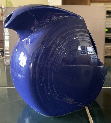 FiestaWare Large Disc Water Pitcher Blue Color | eBay