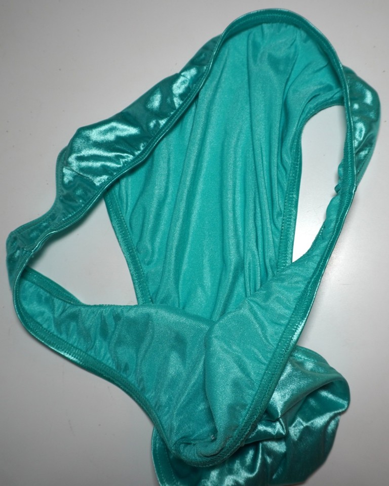 NEW MEN'S SEA GREEN SATIN BODYBUILDER POSING TRUNKS LARGE | eBay