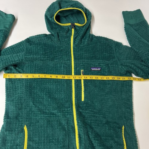 Patagonia R3 Green/Yellow Full Zip Regulator Reversible Fleece Hoody ...