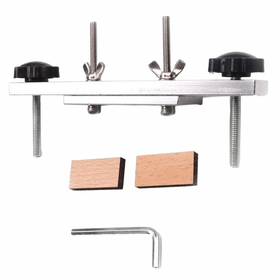Guitar BRIDGE CLAMP PARALLEL Bridge Pin Holes Luthier Caul | eBay UK