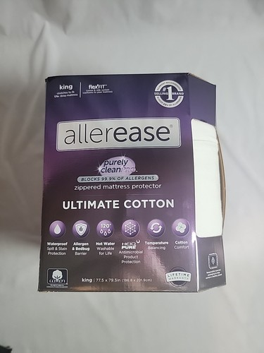 Allerease Ultimate Cotton Zippered Mattress Protector King Size for sale online | eBay