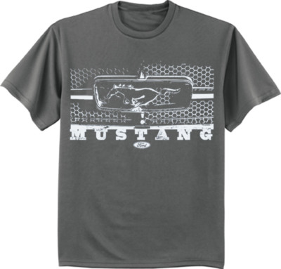 Big and Tall t-shirt for men Ford Mustang Grill king size bigmen tee ...