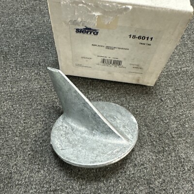 Mercury Outboard Lower Unit Trim Tab Sierra Anode 18-6011 31640a1 | eBay