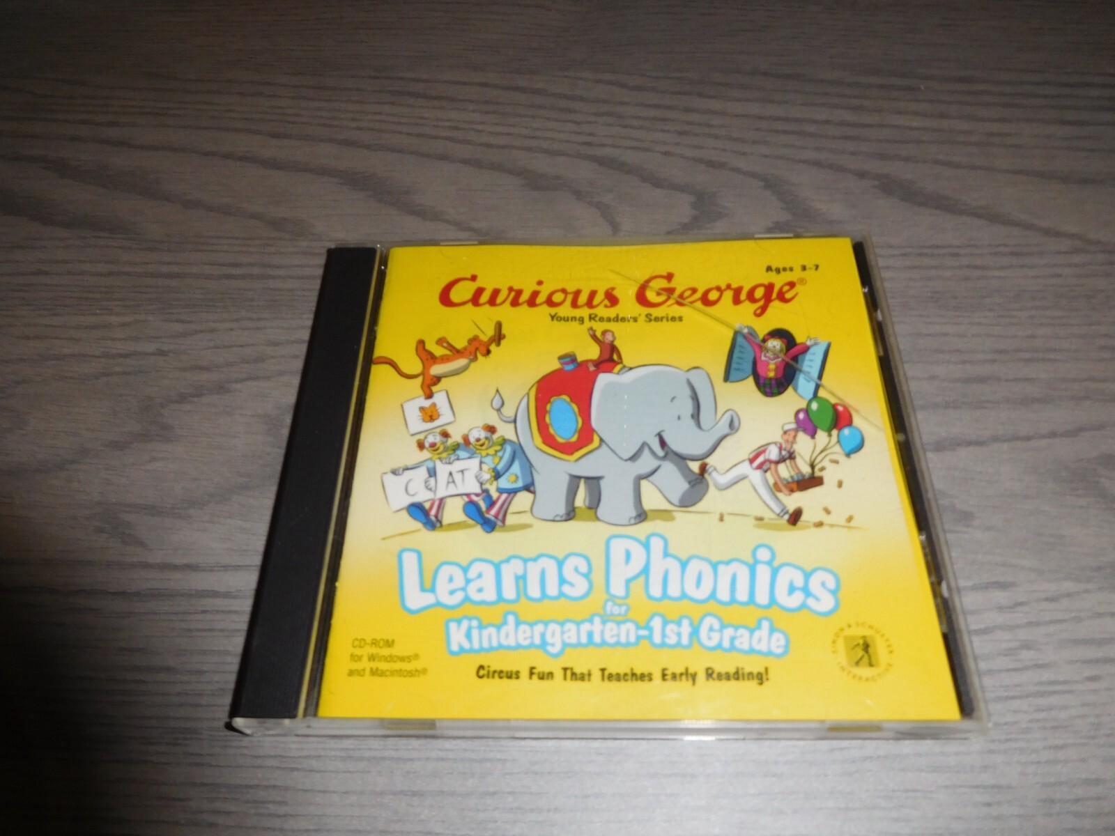 Curious George: Learns Phonics For Kindergarten-1st Grade PC Game | eBay