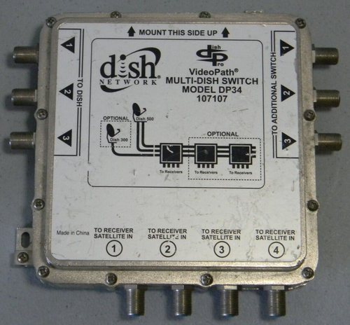 DP34 107107 DISH NET MUTLI-SATELLITE SWITCH VIDEOPATH DISH PRO DP-34 | eBay